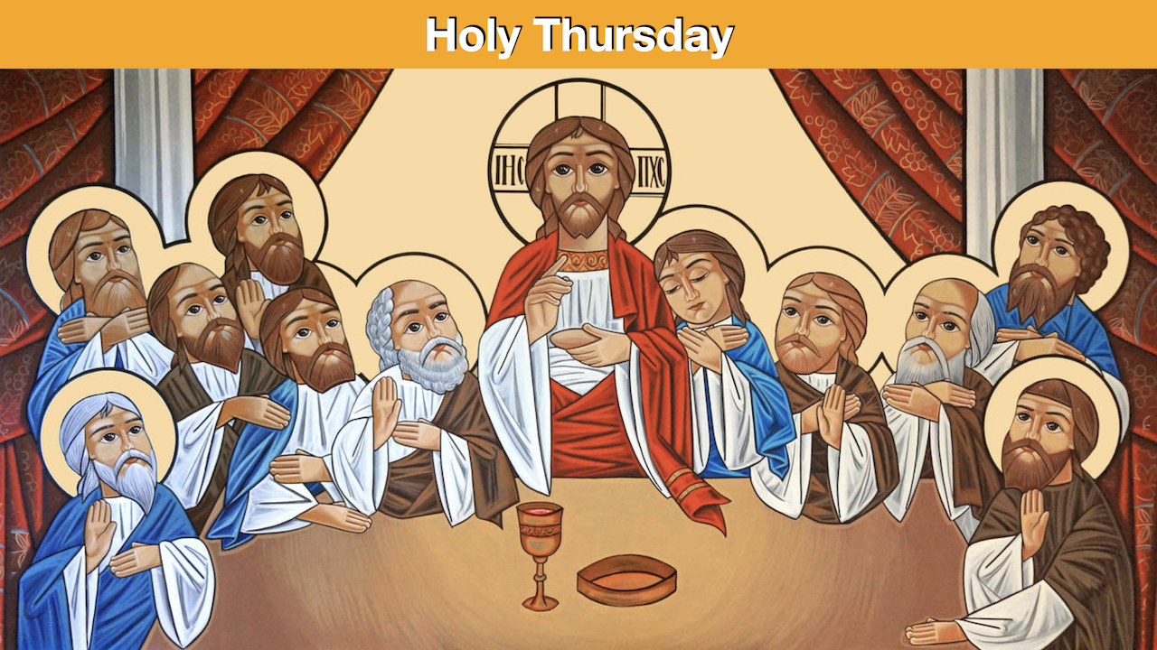 Holy Thursday – Fr Geoffrey Plant Homilies
