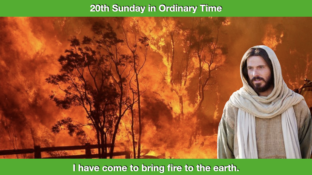 20th Sunday in Ordinary Time, Year C. – Fr Geoffrey Plant Homilies